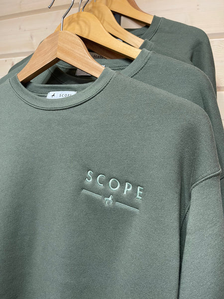 Scope Line Icon Crew, Green – Scope Equestrian Lifestyle