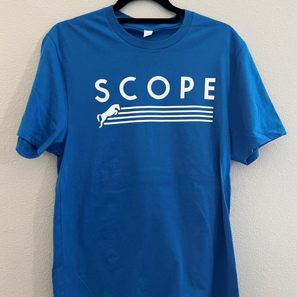 Scope Lines T-shirt, blue – Scope Equestrian Lifestyle